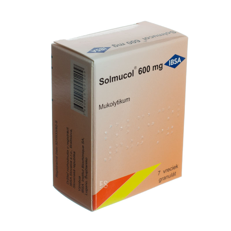 Solmucol 600 | MojeLIEKY.sk - všetko pre vaše zdravie